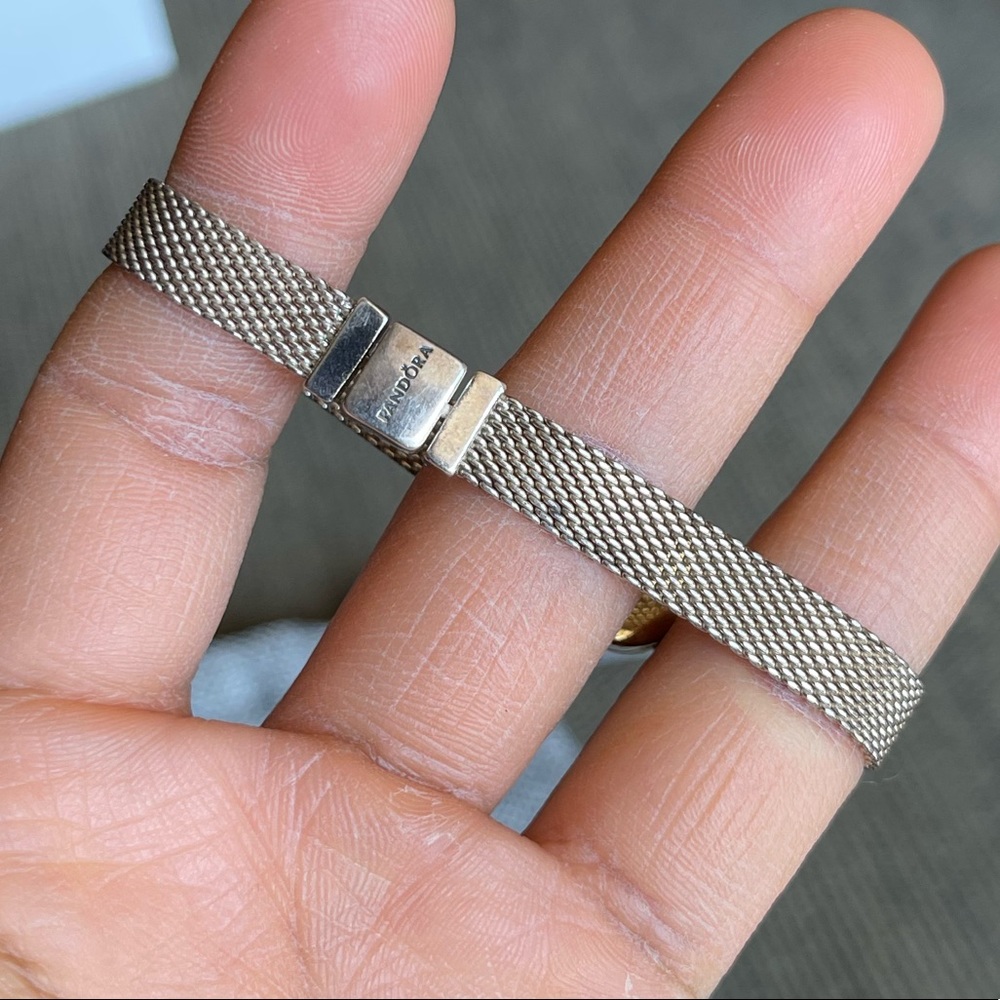 Authentic Pandora Reflexion Bracelet Gold Round Cz Pa… - Gem